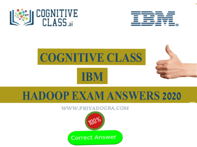 Hadoop 101 Cognitive Class Exam Answers 2024 Hadoop 101 Cognitive Class Exam Answers 2024